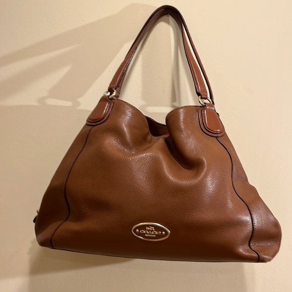 Coach | Bags | Coach New York Very Roomy Soft Leather Bag In Kamel ...